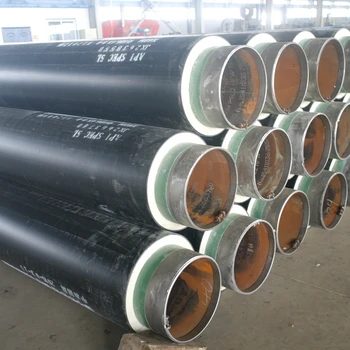 Hdpe-jacket Steel Pipe-in-pipe Insulated Underground Piping System For ...