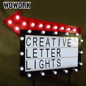 Large Custom Spelling Words Light Box Light Up 3d Billboard For ...