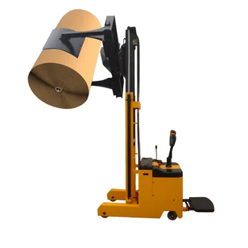 2ton Fork Lift With Paper Reel Clamp Attachment Paper Roll Handling ...