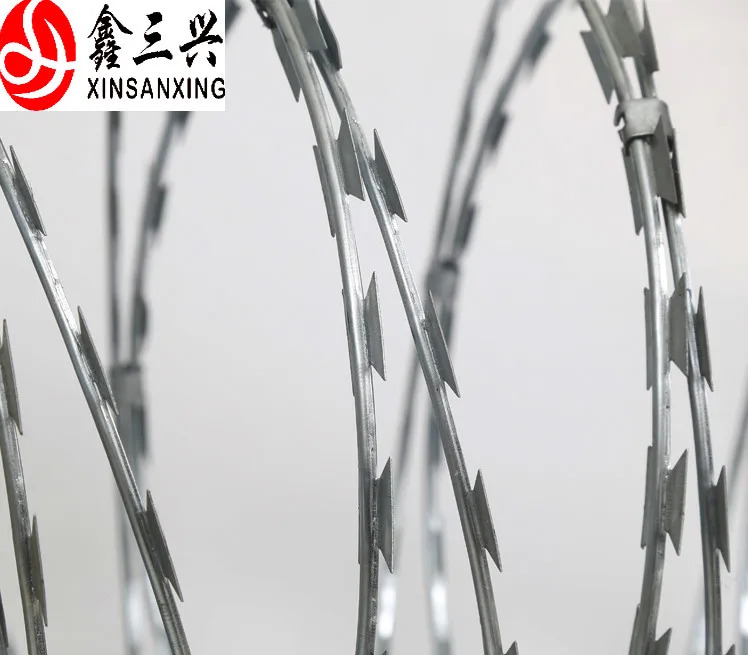 Good Prices Prison Mesh Fence Hot Dipped Galvanized Concertina Double ...