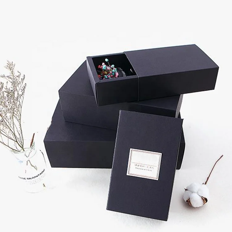 Custom Logo Sliding Drawer Packaging Box Drawer Kraft Box - Buy Drawer ...