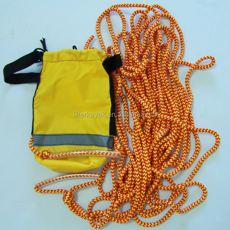Hot Sale Kayak Rescue Gear Light Throw Rope 25m Safety Throw Bag - Buy ...