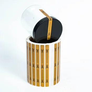 Easy To Tear Bottle Cap Tamper Proof Sealing Label Custom Food Sticker ...