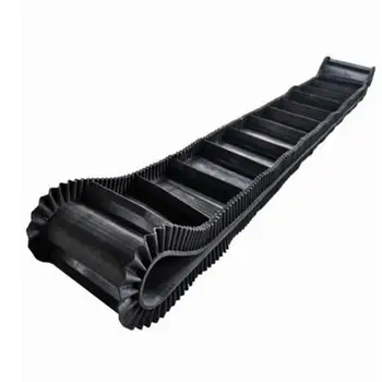 Molded Edge Sidewall Rubber Conveyor Belt - Buy Molded Edge Conveyor ...