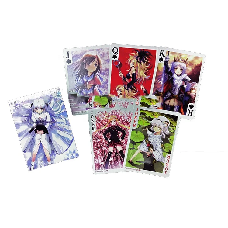 Market Custom Japanese Anime Poker Playing Cards Printing - Buy ...