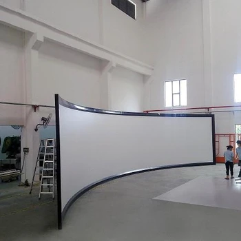 Curved Cinema Curved Projection Screen 180 Degree - Buy Dome Projection ...