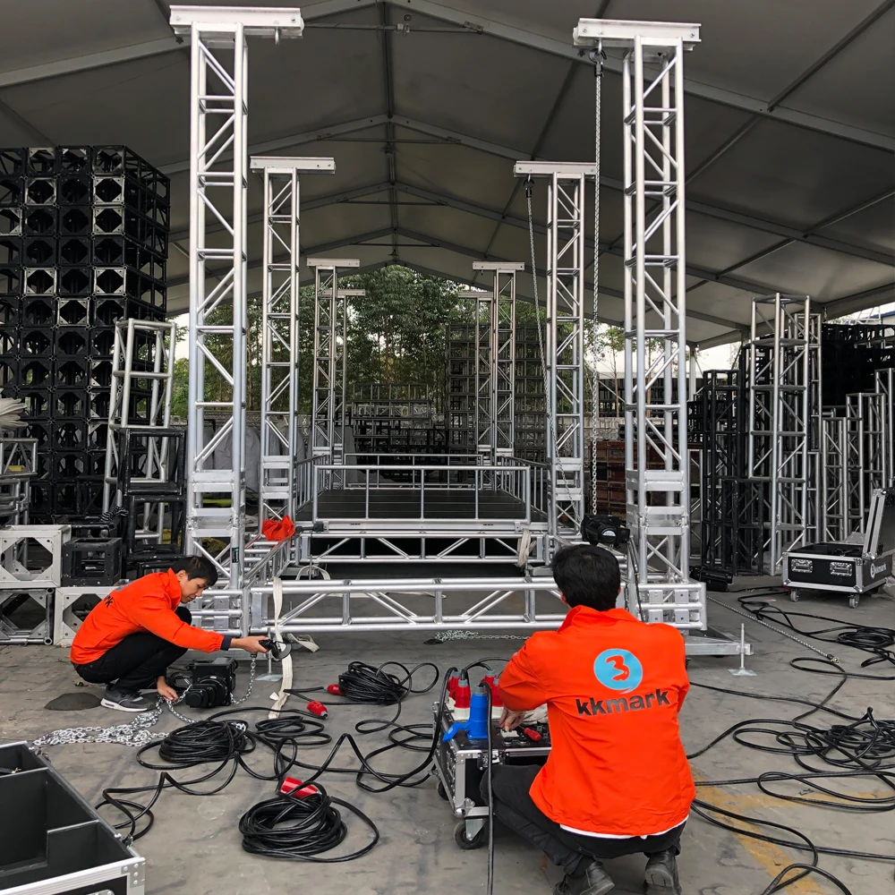 Kkmark Customized Outdoor Led Screen Aluminum Truss Display Lighting ...