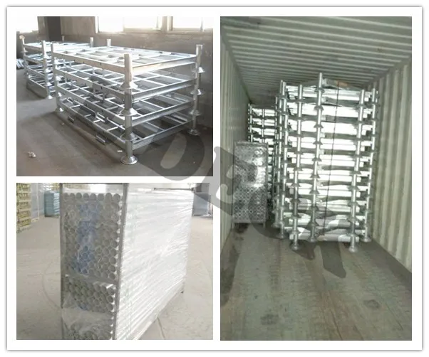 Heavy Duty Industrial Warehouse Vertical Stackable Metal Steel Textile ...