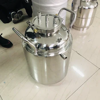 Stainless Steel 25lbs Jacketed Solvent Tank With Lid Dip Tube Use For ...