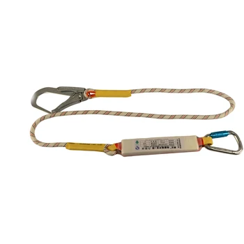 Fall Protection Positing Adjustable Y Single Lanyard With Shock ...