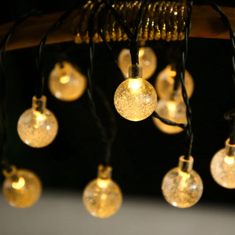 Diwali Colorful Solar Powered Led String Lights Outdoor Party ...