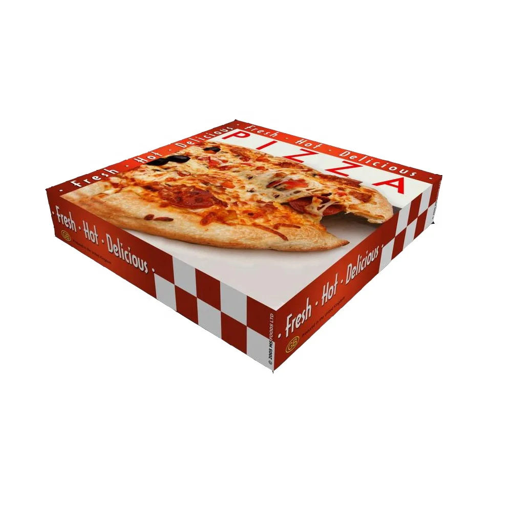 High Quality Disposable Printed Pizza Custom Food Packaging Box Paper ...