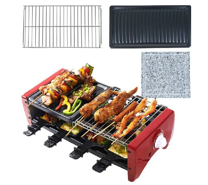 Raclette Grill Bbq Electric Grill - Buy 4-person Raclette Grill,6 ...