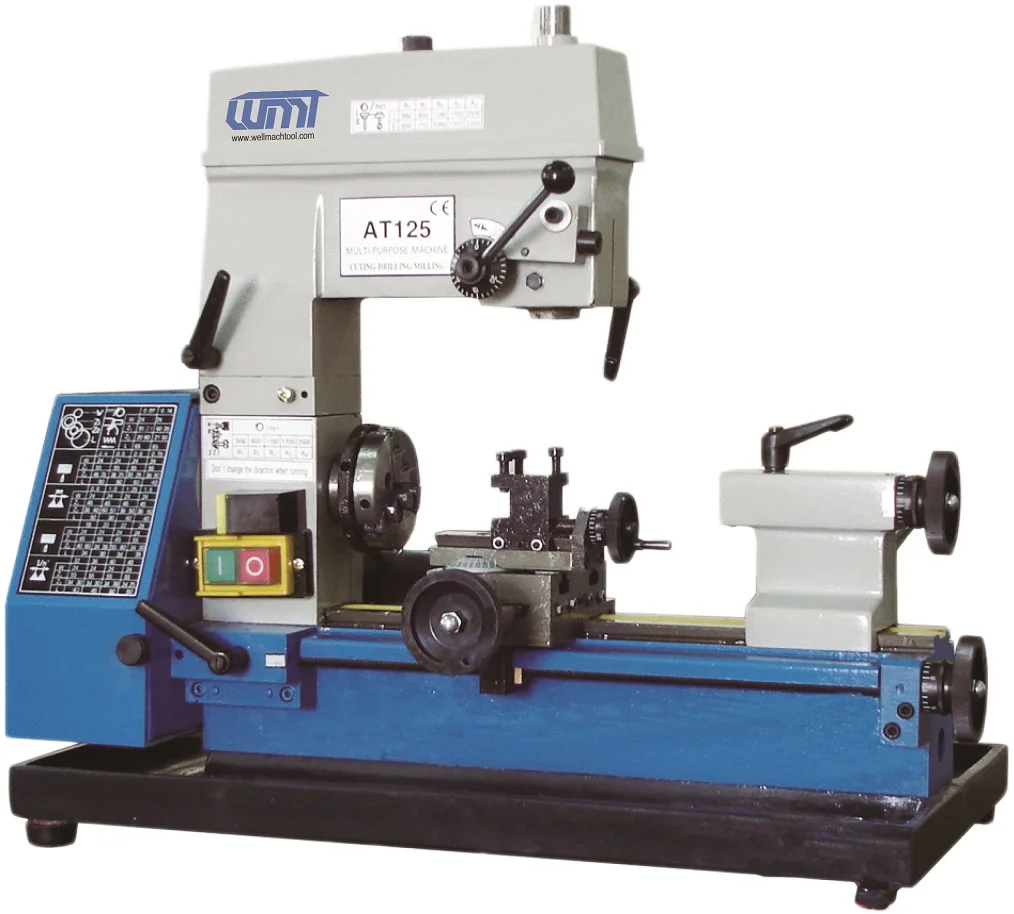 At125 Mini Metal Combined Lathe For Hobby User With High Precision ...