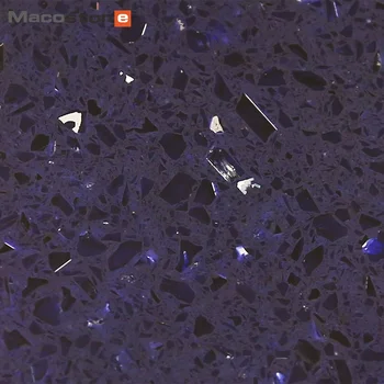 Sparkle Galaxy Purple Quartz Stone Slab Sheet For Kitchen Countertop ...