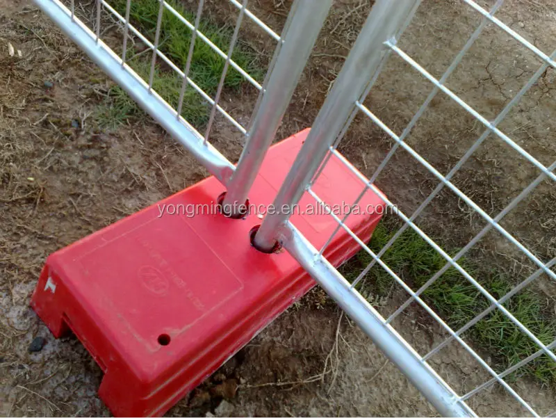 Concrete Temporary Fence Base: Stand and Feet Options