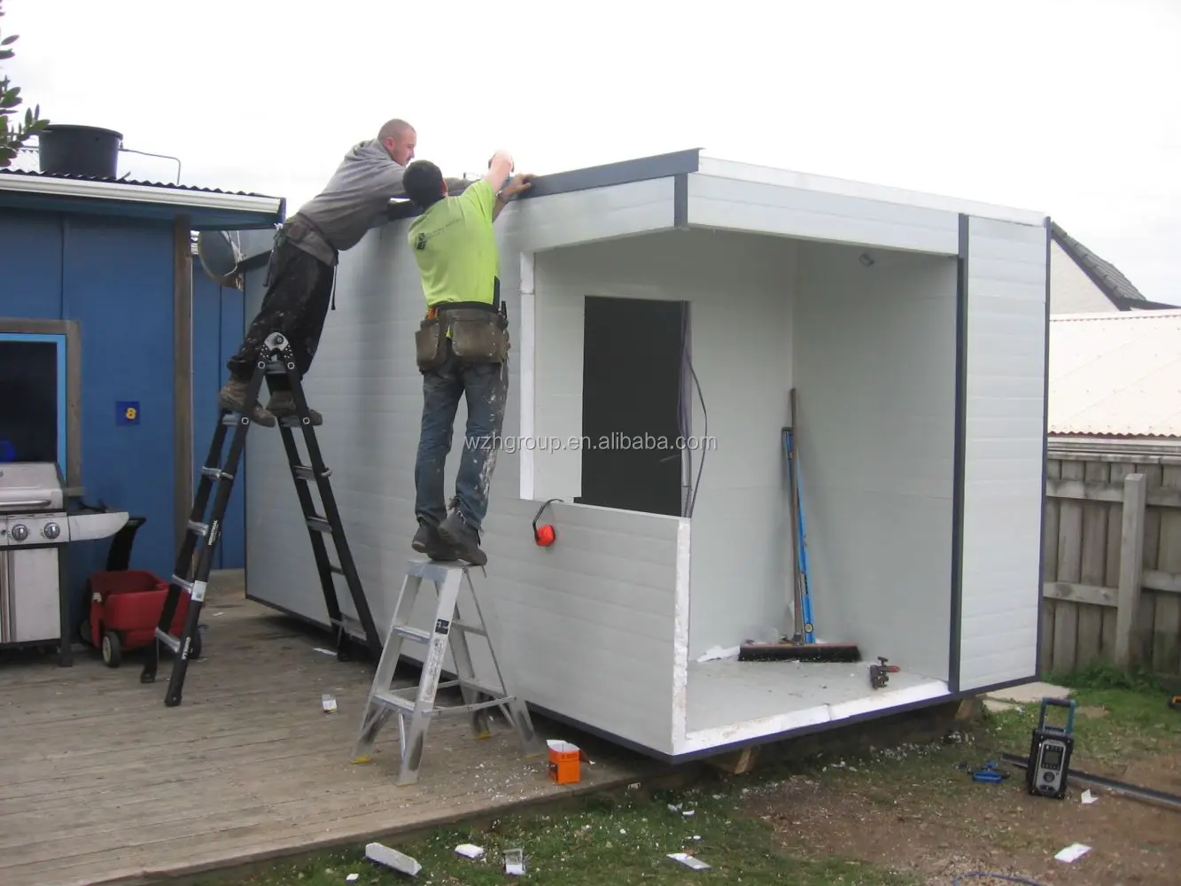 Coldroom Sandwich Panel 1200mm 1150mm With Aluminium Accessories And ...