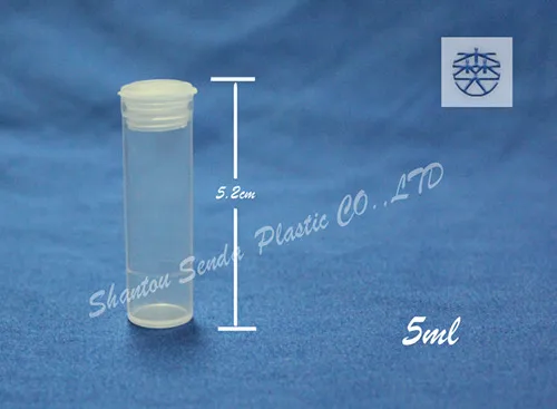 5ml Polypropylene Pharmacy Vials (pill Containers) With Snap Cap,Small ...