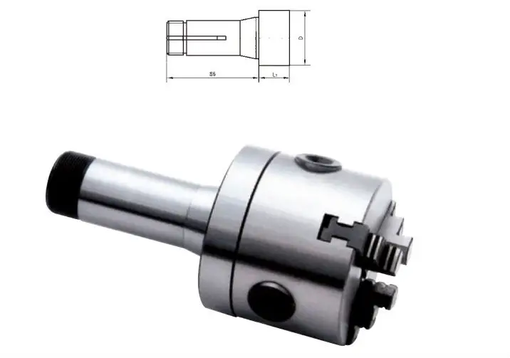 3 Jaw Self-centered Rotating Lathe Chuck Three-claw Manual Machine Tool ...