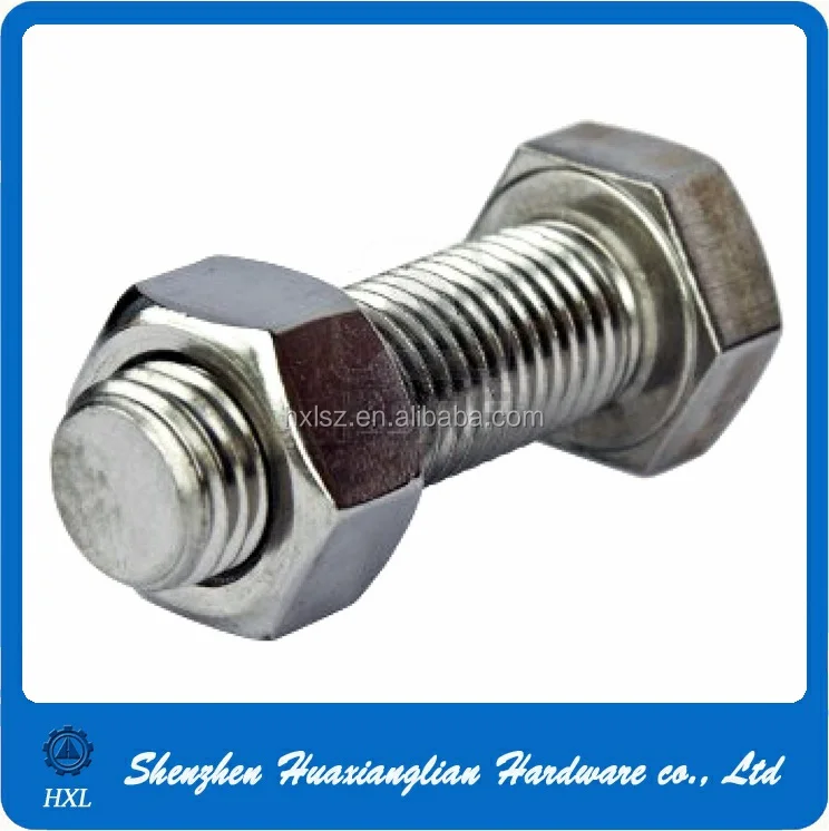 Stainless Steel 316 Din933 Hex Bolt And Nut M32 - Buy Bolt And Nut M32 ...