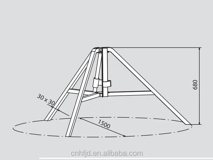 Scaffolding Steel Tripod Acrow Props Tripod For Formwork - Buy ...