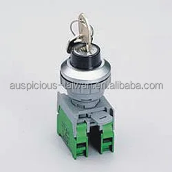 30mm Key Lock Switch 3 Position Spring Return Key Switch,Ip65 (ksr303 ...