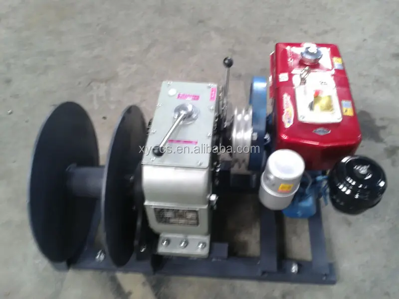 Máquina De Tracción De Cable Subterráneo Diésel,Cabrestante De 5 ...