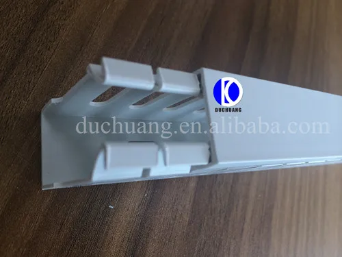 White PVC Plastic Trunking 100x50mm - PVC Dimensions - OEM | Wholesale
