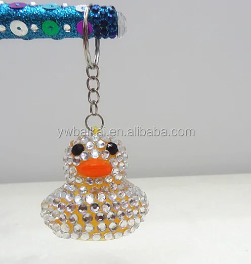 Hot Sale Duck Shape Key Chain - Buy Yellow Duck Keychain,Wholesale Duck ...