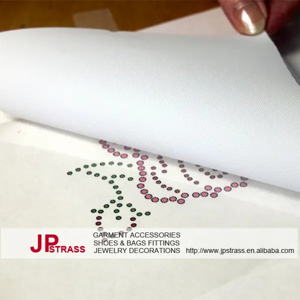 Fancy Customized Iron On Heat Transfer Tape Rolls Hot Fix Rhinestone ...