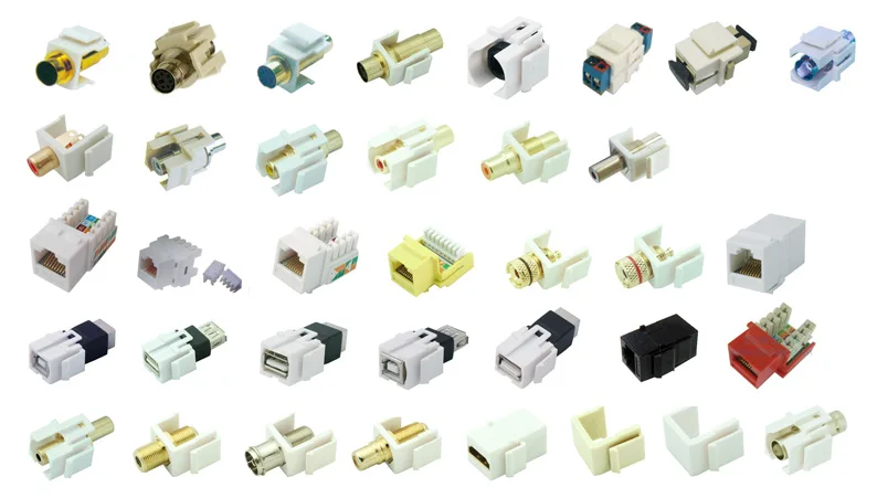 Usb 2.0 Jumper Cable Usb A Jack To A Plug Keystone Usb Input Insert ...