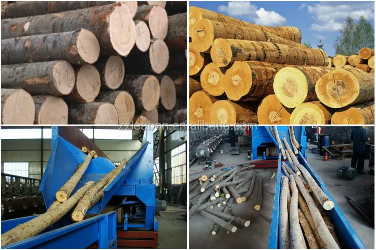 Used Commercial Portable Rotary Drum Wood Log Debarker Machine Price ...
