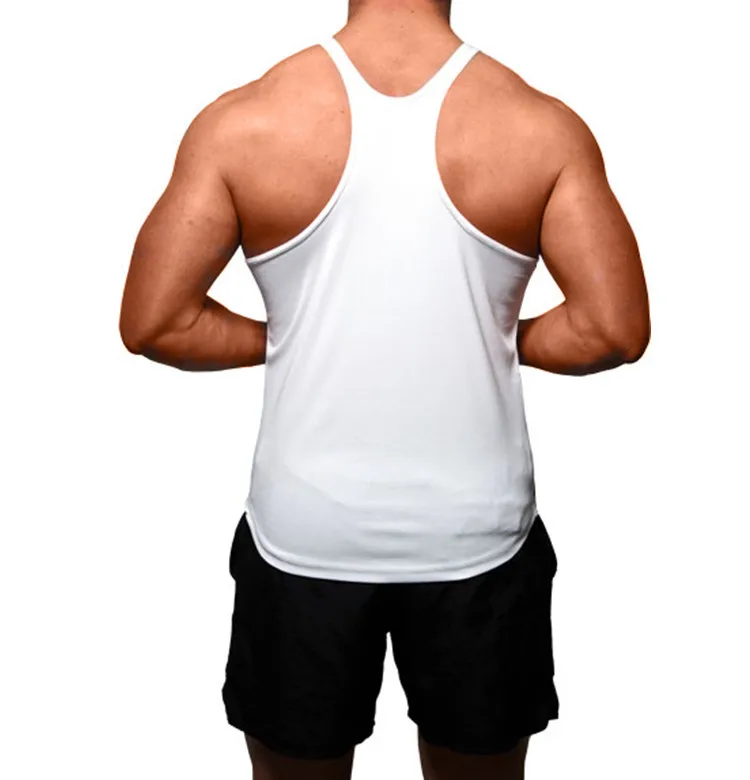 Wholesale Plain White Stringer Y Back Tank Tops - Buy Stringer Tank Top ...