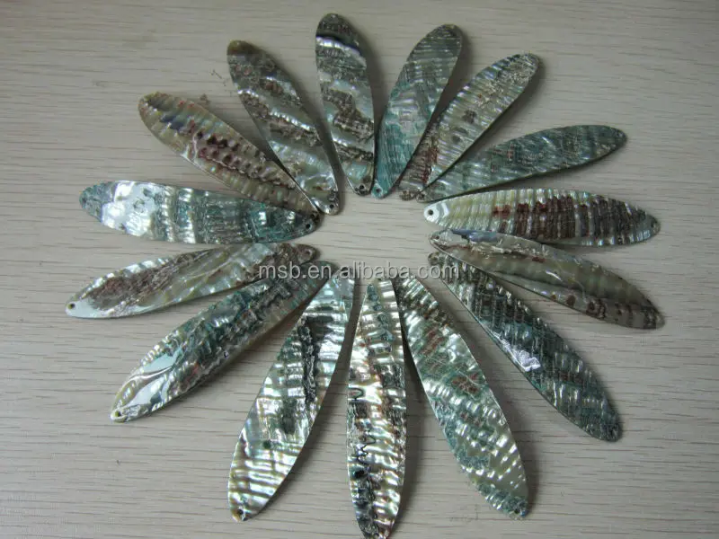 Customized Natural Abalone Shell Fishing Spoon Lure - Buy Fishing Lure ...