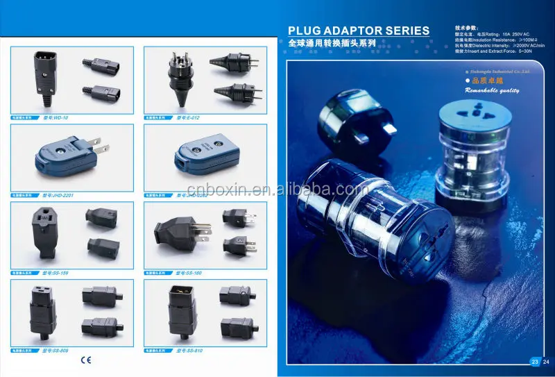 Factory 2 Pin Round Pin European Electric Plug - Buy 2 Pin Electric ...