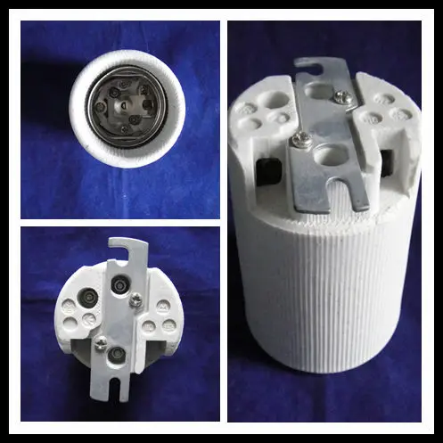 Ce Rohs Ceramic Types Gu10,G9e10,E12,E14,E17,E26,E27,E39,E40 Lamp Socket - Buy Lamp Socket,E27 ...