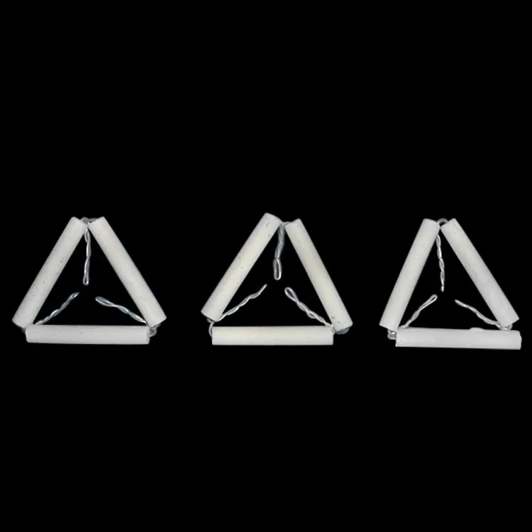 Labs 55mm Crucible Triangle with Clay Pipe Stems - Durable