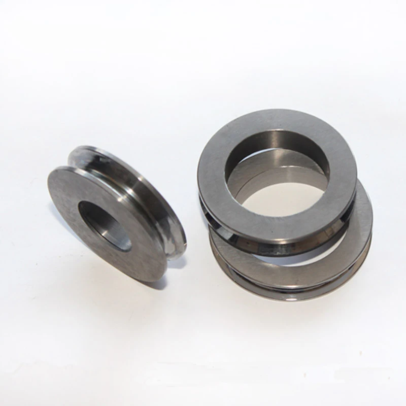 Original Material Yg15 Tungsten Carbide Wire Guide Descaling Roll For Steel Wire Straightener ...