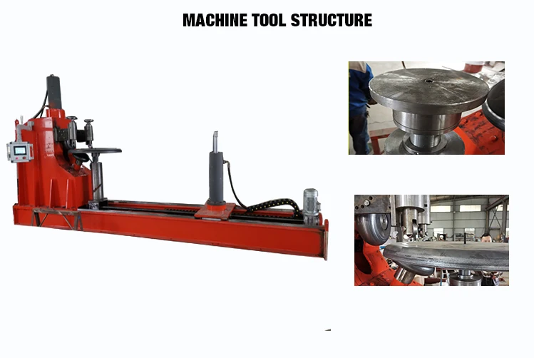 Used Dished End Flanging Machine/flat Head Machine/tank Dish Head ...