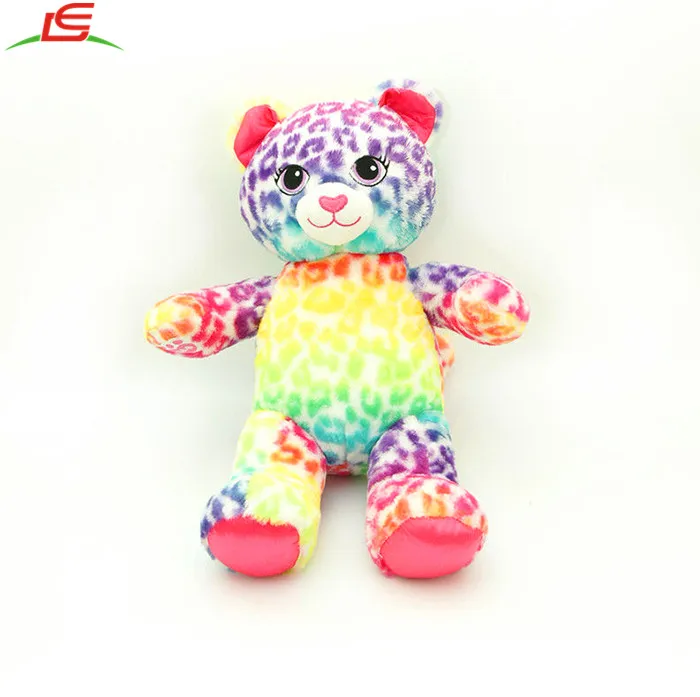 Rainbow Cat Leopard Cheetah Plush Stuffed Animal With Heart Beat - Buy ...