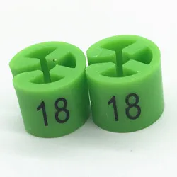 Number Size Markers For Hangers Round Size Tags Clothes Rack Colorful ...