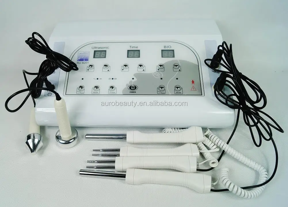 Au-8201 New 2 In 1 Microcurrent Face Lift Machine/ Ultrasonic/ Bio Skin ...