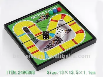 Portable Magnetic Board Game / Motor Racing Game - Buy Morto Racing ...