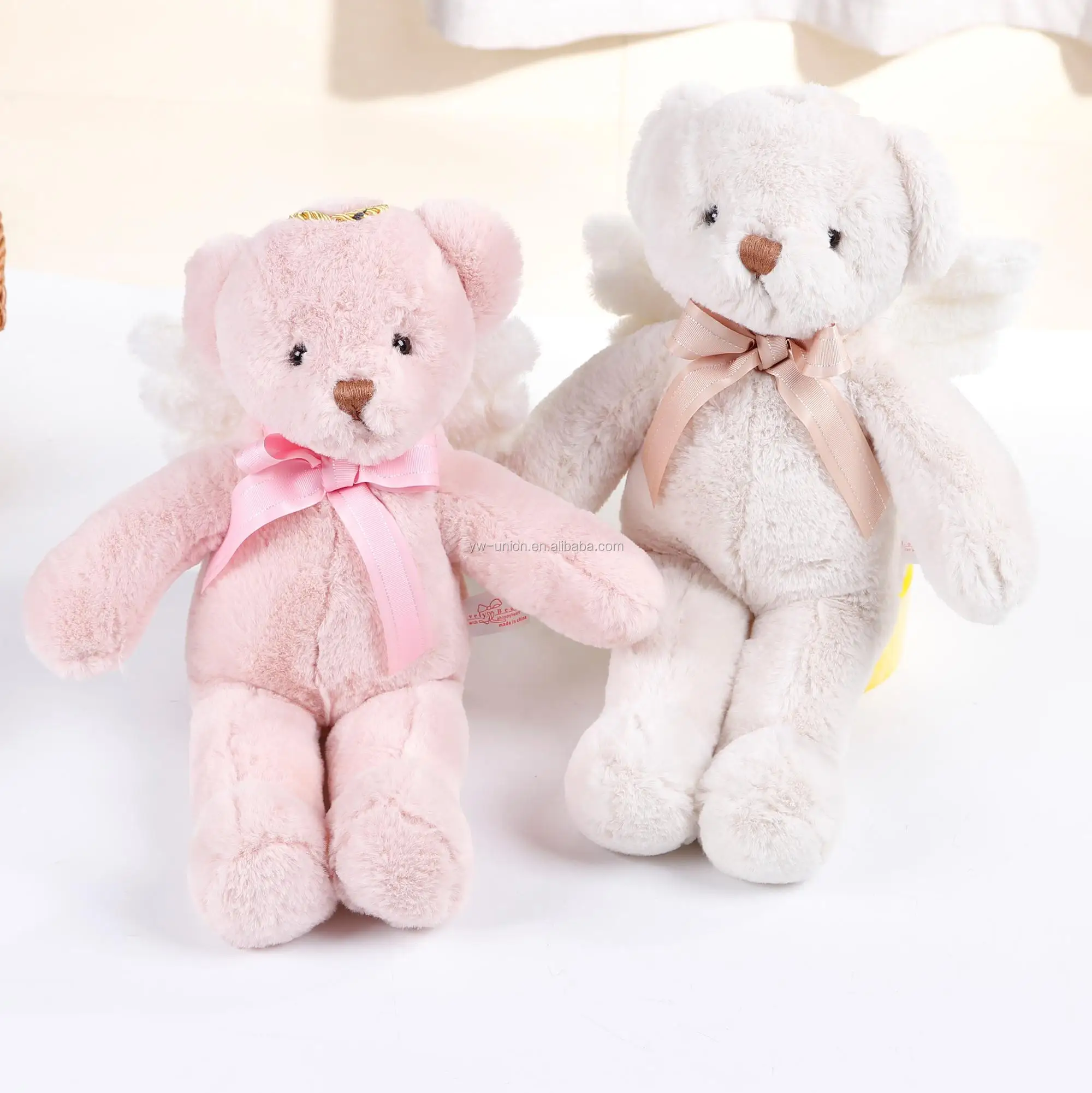 Custom Lovely Angel Teddy Bear Toys With Pure Soft Wings - Buy Angel ...