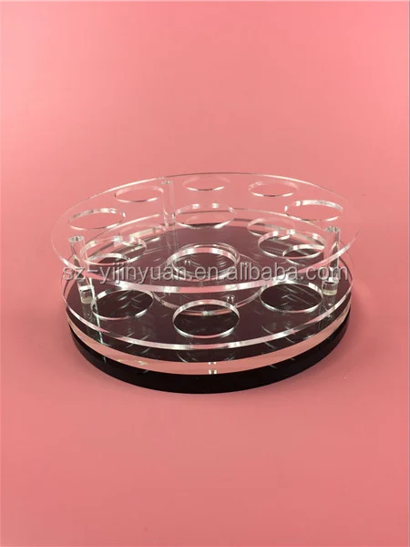 Wholesale Rotating Acrylic Trays for Round Shot Glasses