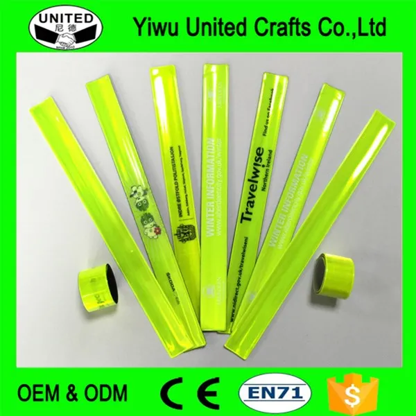 Creativity Cartoon Design Kids Reflective Plastic Pvc Wrist Slap Band ...