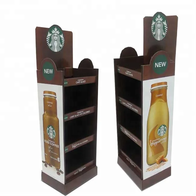 Custom Retail Pop Coffee Shop Cardboard Coffee Cup Mug Kiosk Display ...