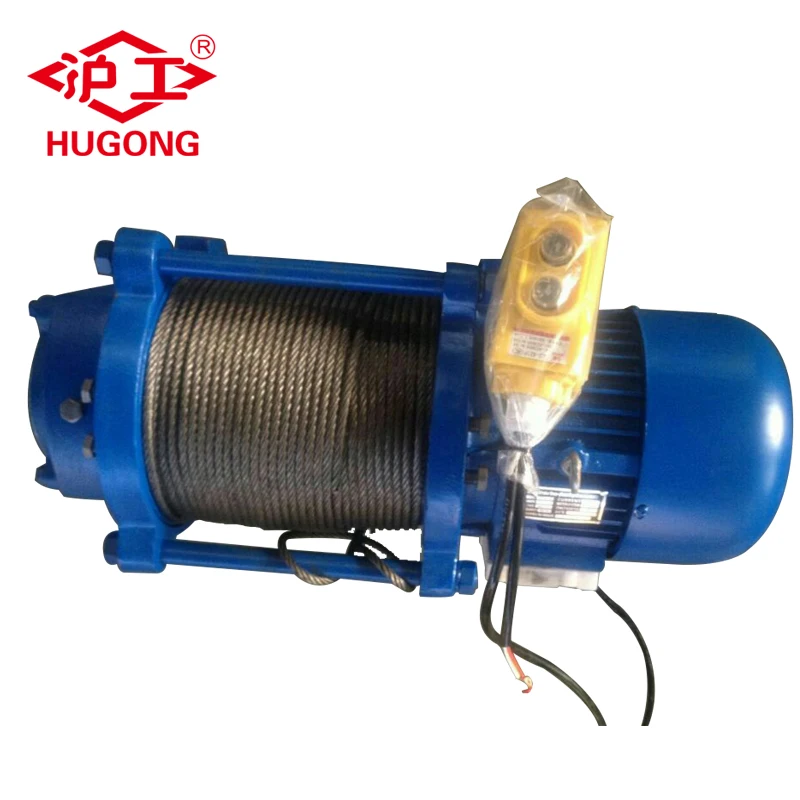 HUGO Brand Electric Wire Rope Winch Hoist - Reliable Lifting