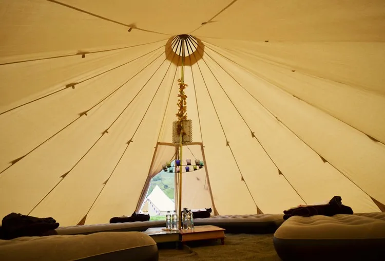 Teepee Tipi Style 5-8 Man Berth Person Camping Festival Wigwam Tent ...