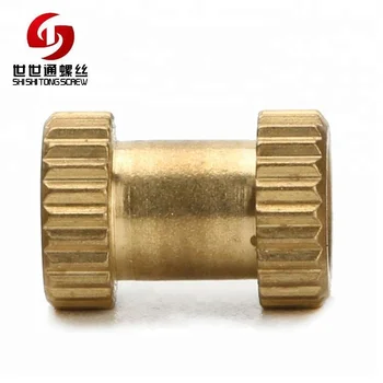 M4 M5 M6 M8 Knurled Nut Insert Threaded Decorative Embedded Nuts Brass ...